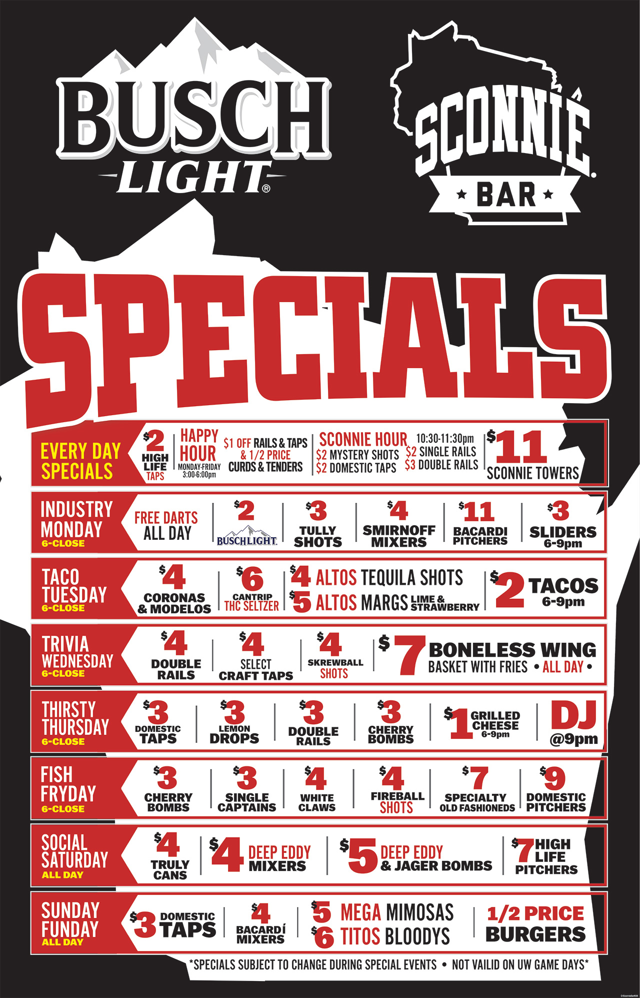 SCONNIEBAR – CELEBRATE WISCONSIN – Madison, Wisconsin